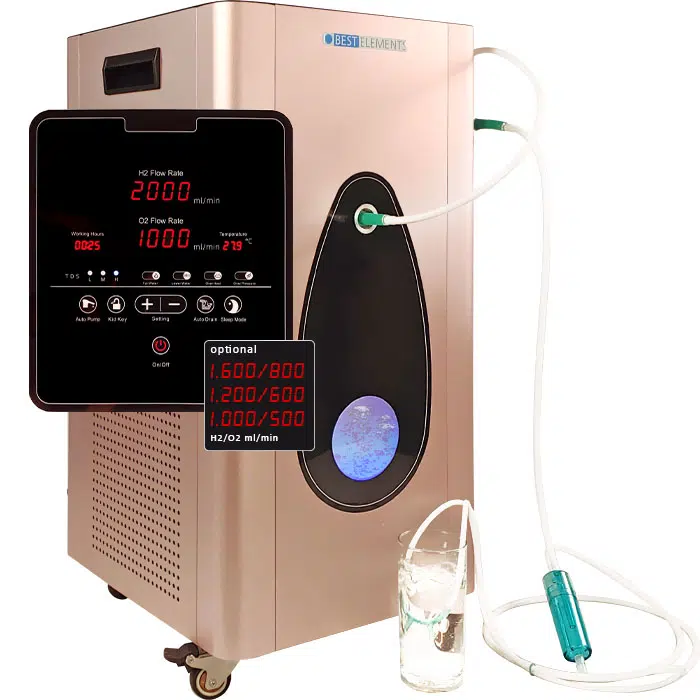 Professioneller Wasserstoff-Inhalator 3000 H2+O2 (HHO) ⭐️️BestElements ...