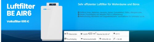 Luftfilter Luftreiniger 💨 Zuhause Büros Gruppenräume - BestElements ...
